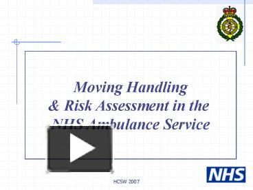 Moving Handling presentation | free to view