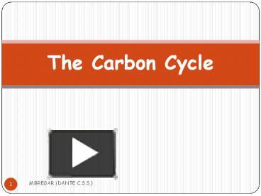 Science 9 - Carbon Cycle presentation | free to download