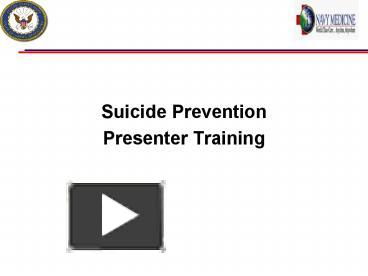PPT – Suicide Prevention PowerPoint presentation | free to view - id ...