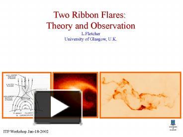 Two Ribbon Flares: presentation | free to view