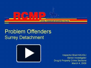 Robbery Offences: 2004-2006 presentation | free to download