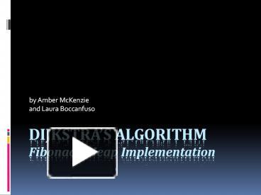 PPT – Dijkstra PowerPoint presentation | free to download - id: 120e6d ...