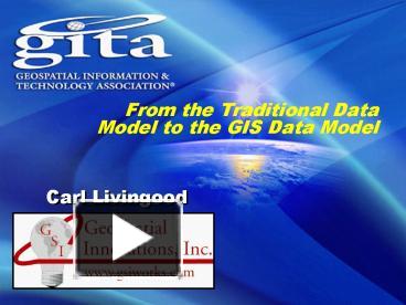 From the Traditional Data Model to the GIS Data Model presentation ...