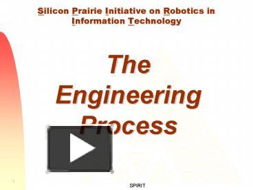 PPT – Silicon Prairie Initiative on Robotics in Information Technology ...