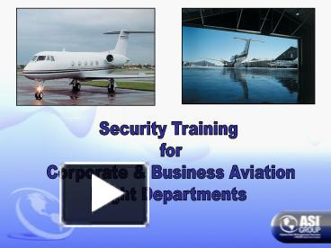 Security Training presentation | free to view