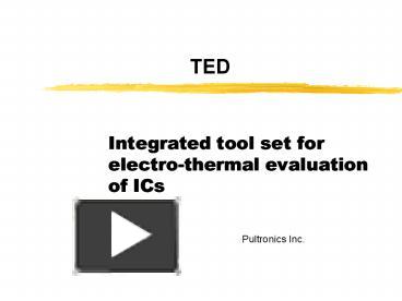 PPT – TED PowerPoint presentation | free to download - id: 121cf0-NzIxY