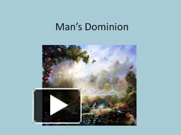 PPT – Man PowerPoint presentation | free to download - id: 121ef8-MTdkM