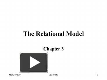 PPT – The Relational Model PowerPoint presentation | free to download ...