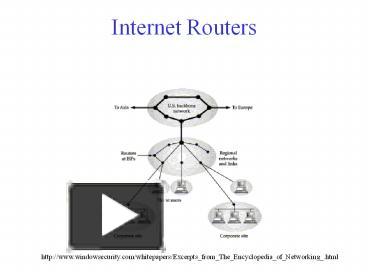 PPT – Internet Routers PowerPoint presentation | free to download - id ...