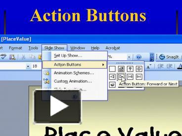 PPT – Action Buttons PowerPoint presentation | free to view - id ...