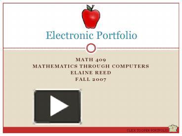 MATH 409 presentation | free to view