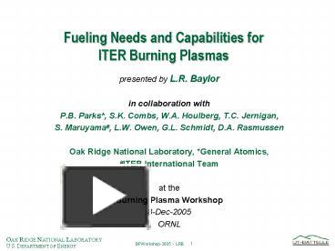 PPT – presented by L.R. Baylor PowerPoint presentation | free to view ...