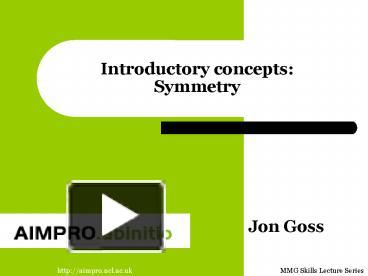 PPT – Introductory concepts: Symmetry PowerPoint presentation | free to ...