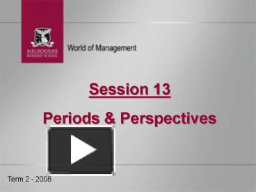 Periods presentation | free to view