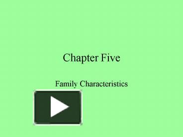 PPT – Chapter Five PowerPoint presentation | free to view - id: 12429-ZGRjN