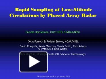 Phased Array Radar presentation | free to view