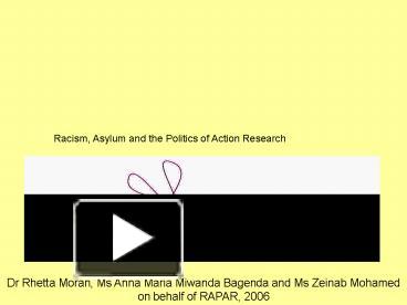 Dr Rhetta Moran, Ms Anna Maria Miwanda Bagenda and Ms Zeinab Mohamed on ...