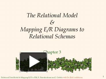 PPT – The Relational Model PowerPoint presentation | free to download ...