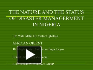 PPT – The Structure of NEMA PowerPoint presentation | free to view - id ...