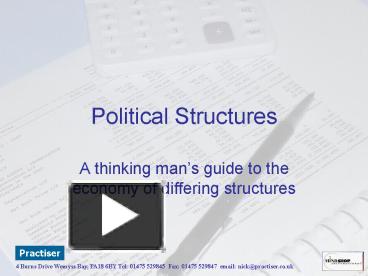 PPT – Political Structures PowerPoint presentation | free to view - id ...