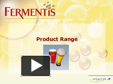 Product Range presentation | free to view