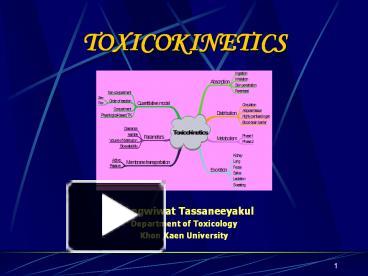 TOXICOKINETICS presentation | free to view