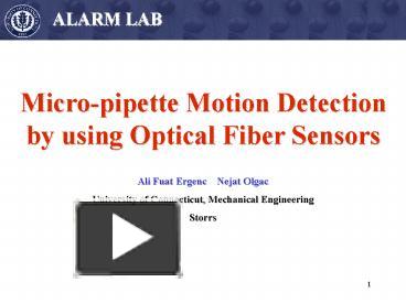 Micropipette Motion Detection by using Optical Fiber Sensors ...