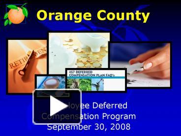 Orange County presentation | free to view
