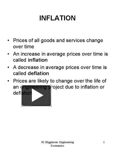 PPT – INFLATION PowerPoint presentation | free to download - id: 128d1f ...