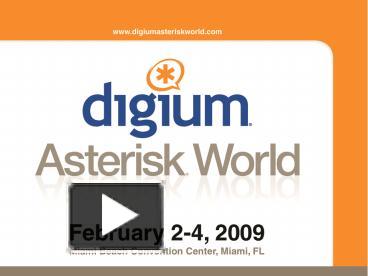 PPT – Virtualizing Asterisk PowerPoint presentation | free to download ...