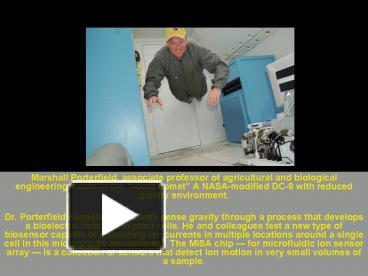 PPT – Marshall Porterfield, associate professor of agricultural and ...