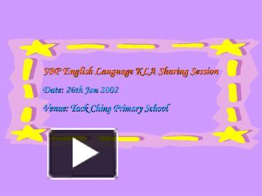 PPT – "The teaching of phonics in an integrated curriculum" Ms Pau Yuk ...
