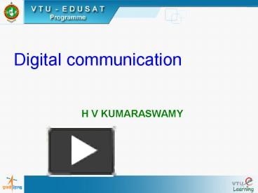 PPT – Digital communication PowerPoint presentation | free to view - id ...