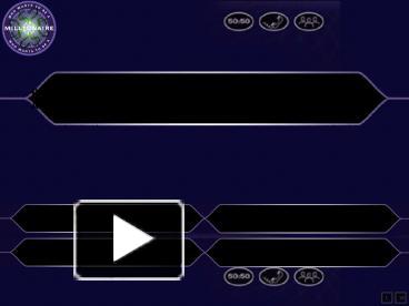 WWTBAM presentation | free to view