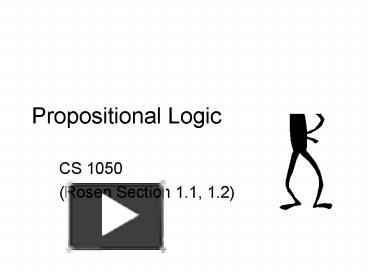 PPT – Propositional Logic PowerPoint presentation | free to view - id ...