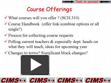 PPT – Course Offerings PowerPoint presentation | free to view - id ...