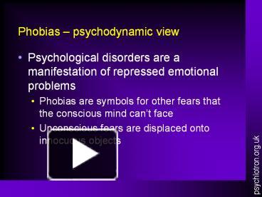 PPT – Phobias PowerPoint presentation | free to download - id: 12b99a-ZDg1M