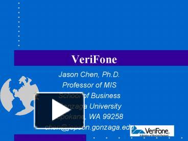 VeriFone presentation | free to view