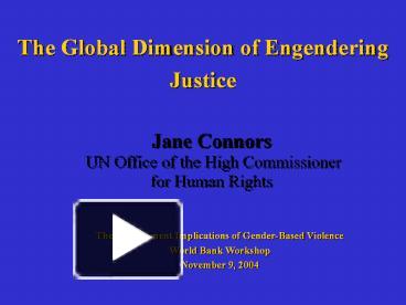 PPT – Jane Connors PowerPoint presentation | free to view - id: 12c798 ...