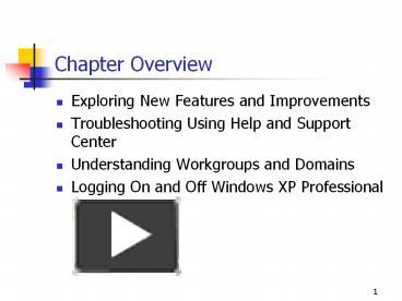 Chapter Overview presentation | free to download