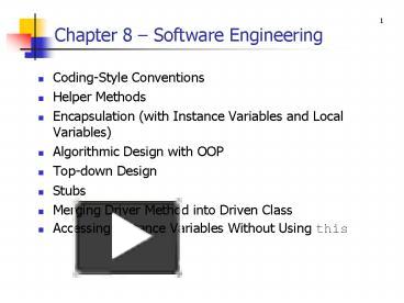 PPT – CodingStyle Conventions PowerPoint presentation | free to ...