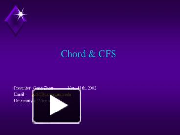 PPT – Chord PowerPoint presentation | free to view - id: 12cb75-ODI3N