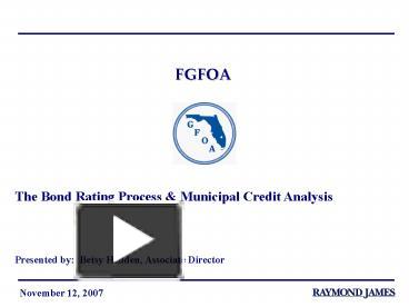 FGFOA presentation | free to view