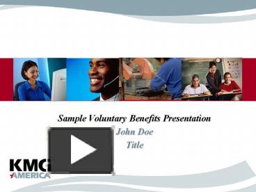 PPT – Sample Voluntary Benefits Presentation PowerPoint presentation ...