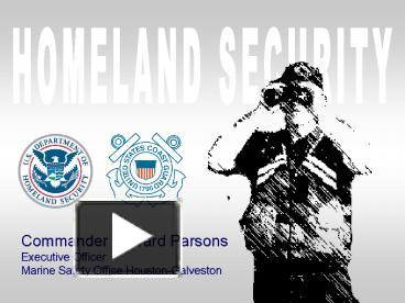 PPT – HOMELAND SECURITY PowerPoint presentation | free to view - id ...