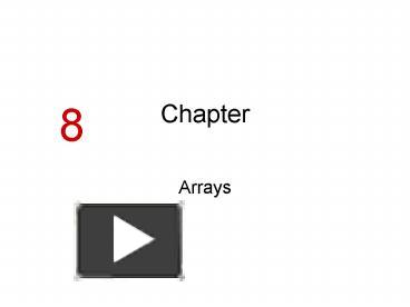 Arrays presentation | free to view