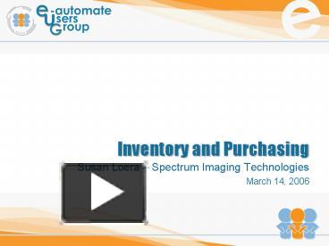 PPT – Inventory and Purchasing PowerPoint presentation | free to view ...