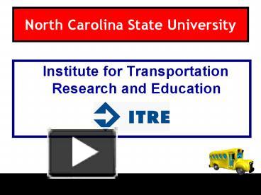 PPT – North Carolina State University PowerPoint presentation | free to ...