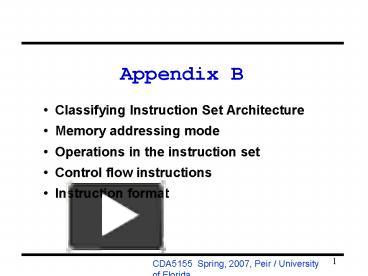 PPT – Appendix B PowerPoint presentation | free to download - id ...