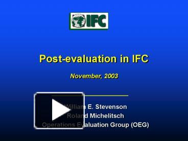 IFC presentation | free to view